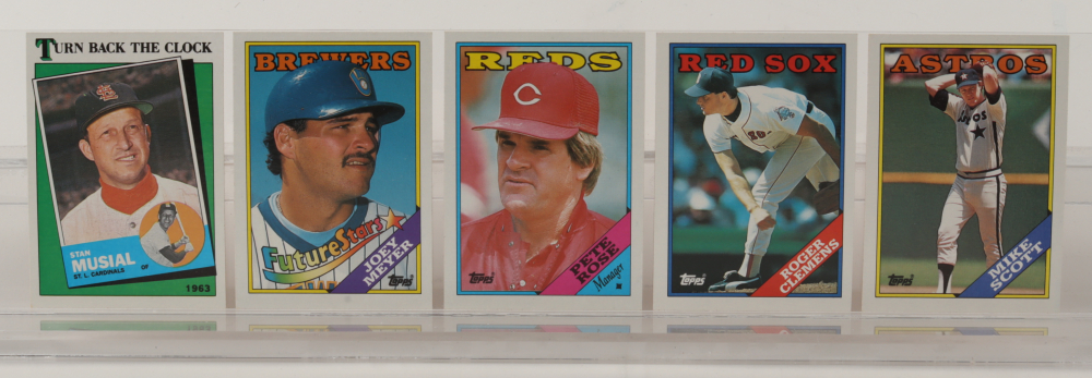 1988 Topps Complete Set of (792) Baseball Cards with #665 Stan Musial ...