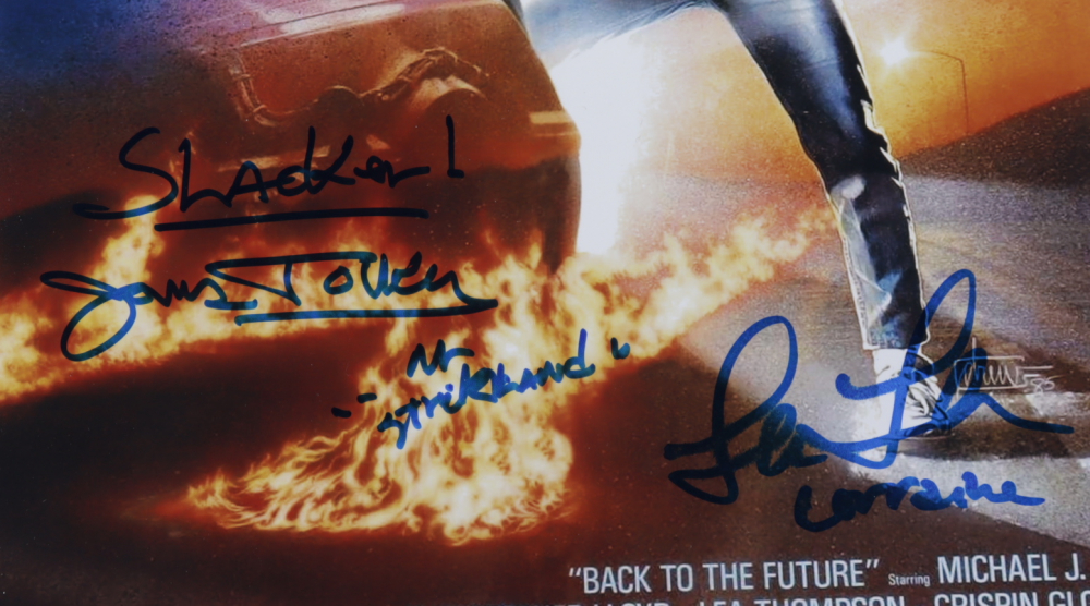 James Tolkan & Lea Thompson Signed "Back to the Future" 11x18 Photo ...