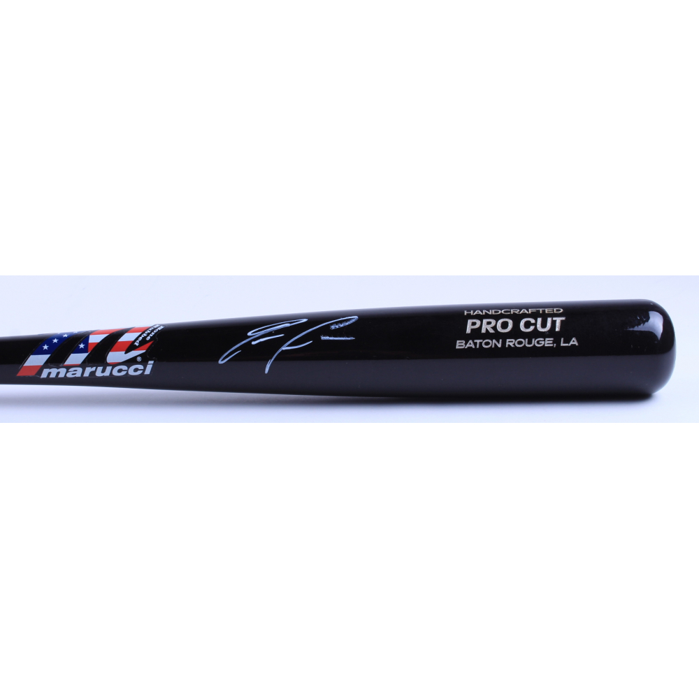 Ronald Acuna Jr. Signed Marucci Pro Cut Baseball Bat (Beckett COA) (See ...