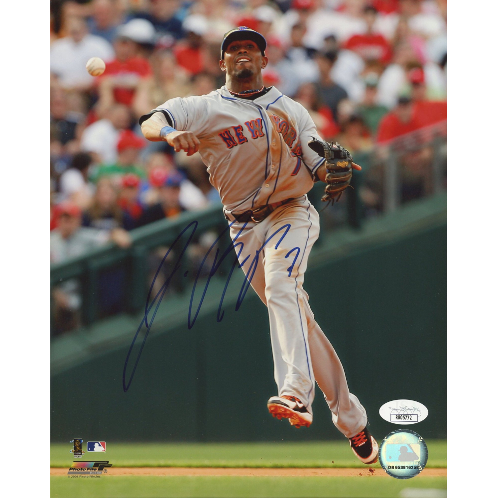 Jose Reyes Signed Mets 8x10 Photo (JSA COA) | Pristine Auction