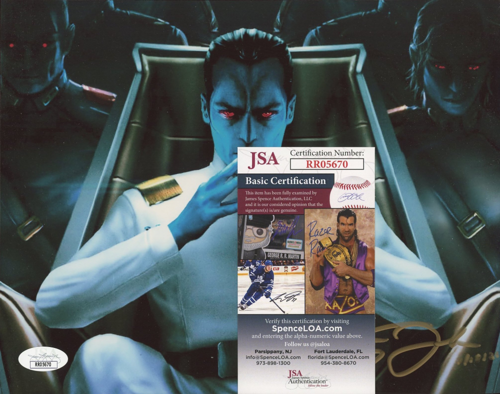 Timothy Zahn Signed "Star Wars Thrawn" 8x10 Photo Inscribed "7/18/21 ...