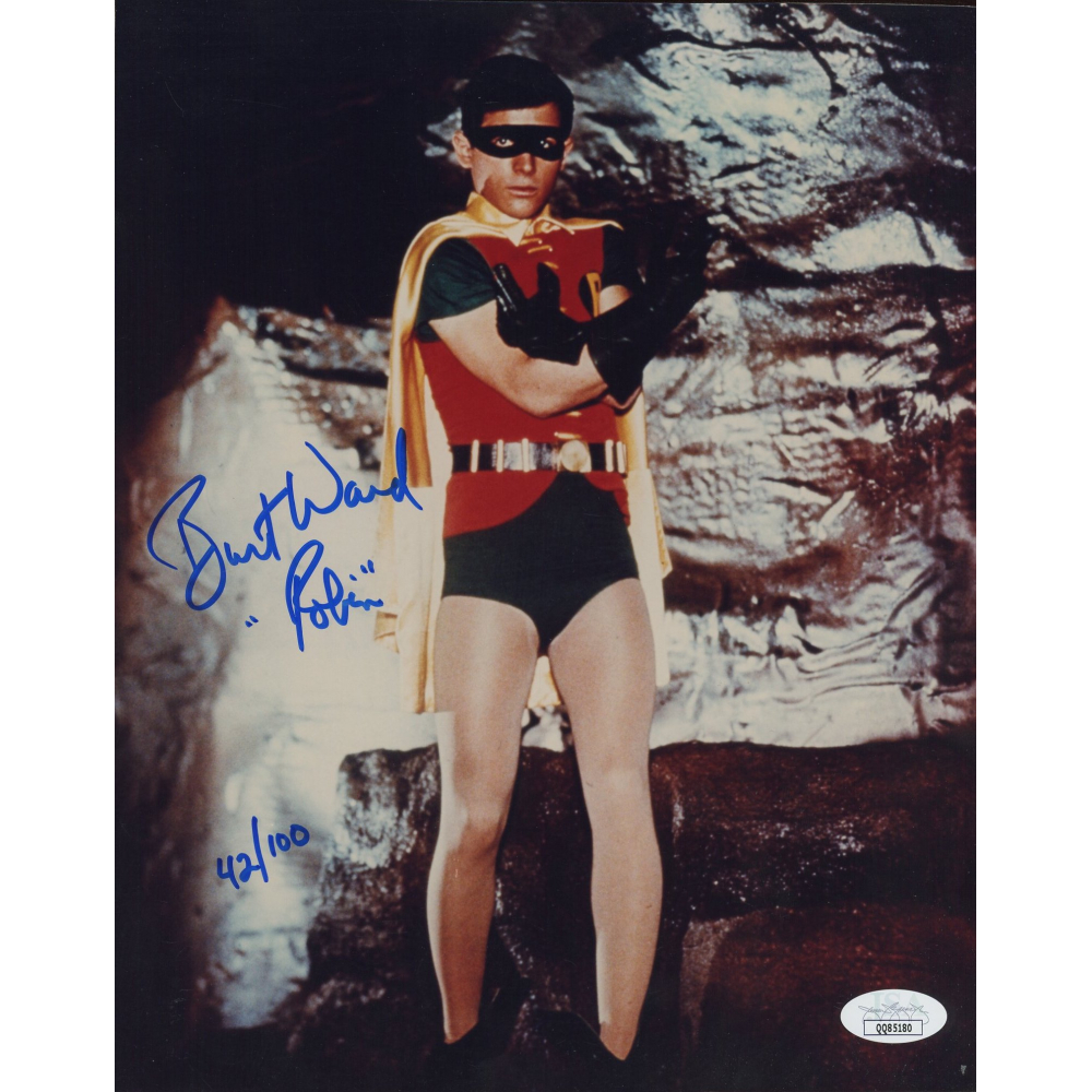 Burt Ward Signed LE "Batman" 8x10 Photo Inscribed "Robin" (JSA COA ...