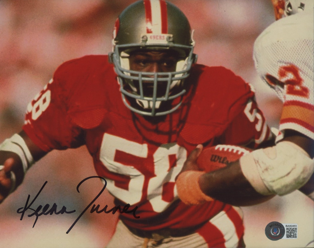 Keena Turner Signed 49ers 8x10 Photo (Beckett COA) | Pristine Auction