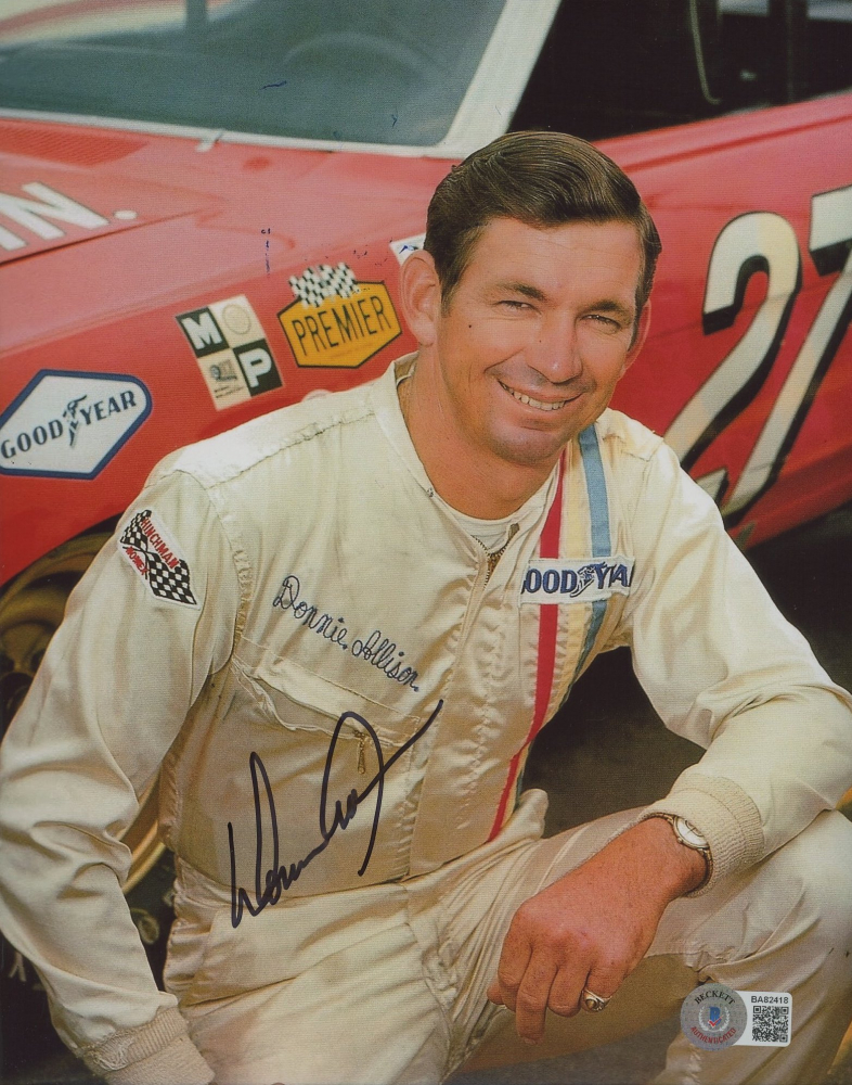 Donnie Allison Signed NASCAR 8x10 Photo (Beckett COA) | Pristine Auction