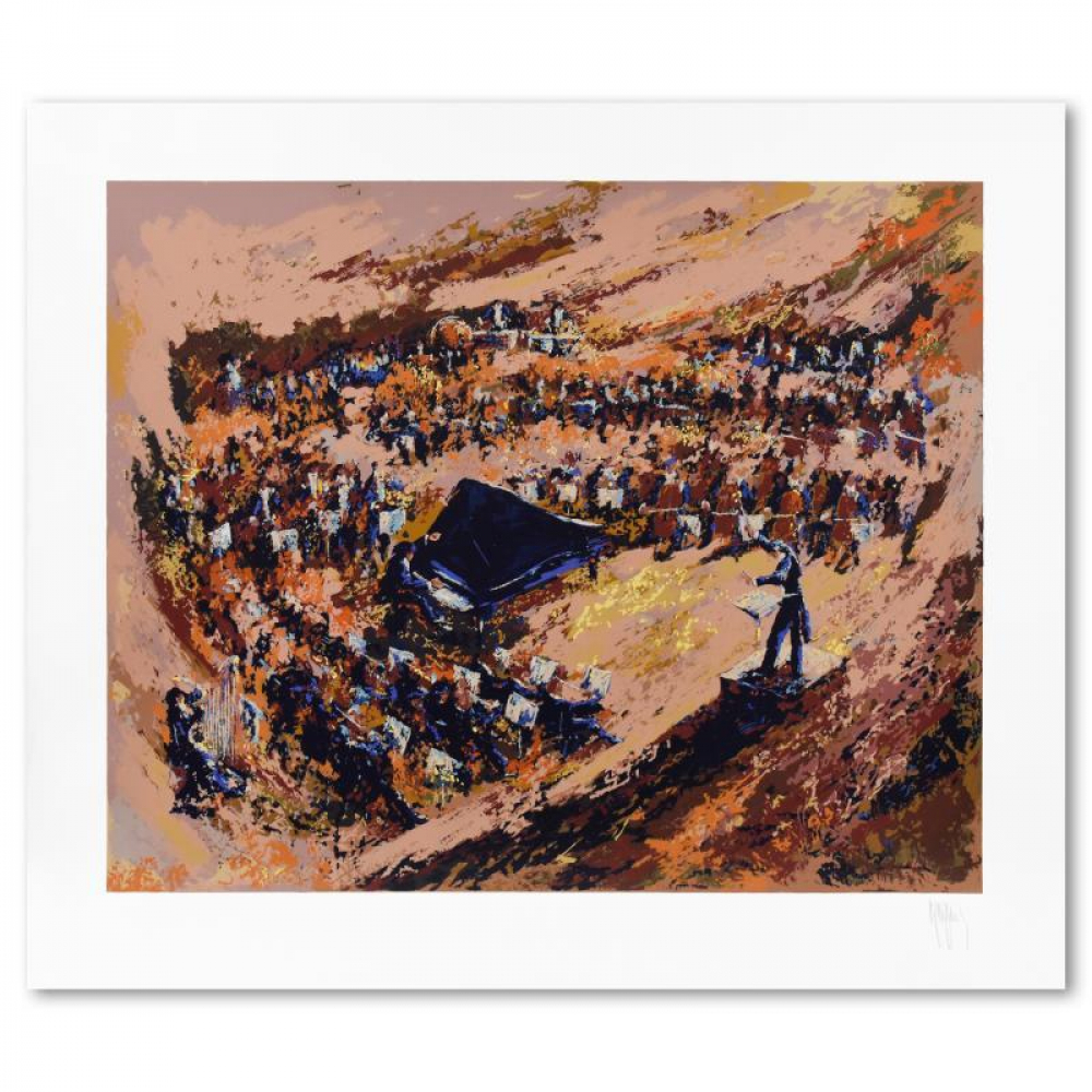 "Concerto" Numbered LE 38x33 Serigraph by Mark King (PA) | Pristine Auction