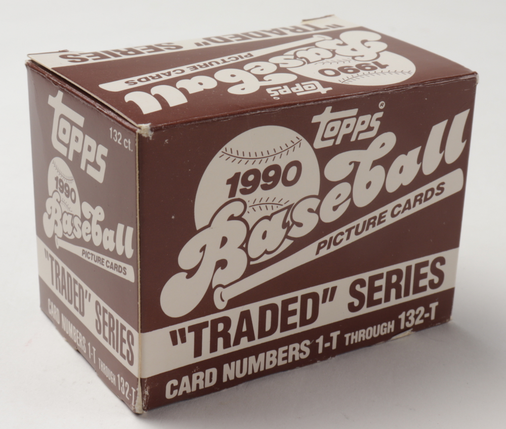 1990 Topps Traded Series Complete Set of (132) Baseball Cards with #83T ...