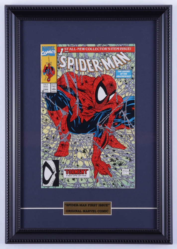 Spider-Man Issue #1 12x17 Custom Framed First Issue Comic Book ...