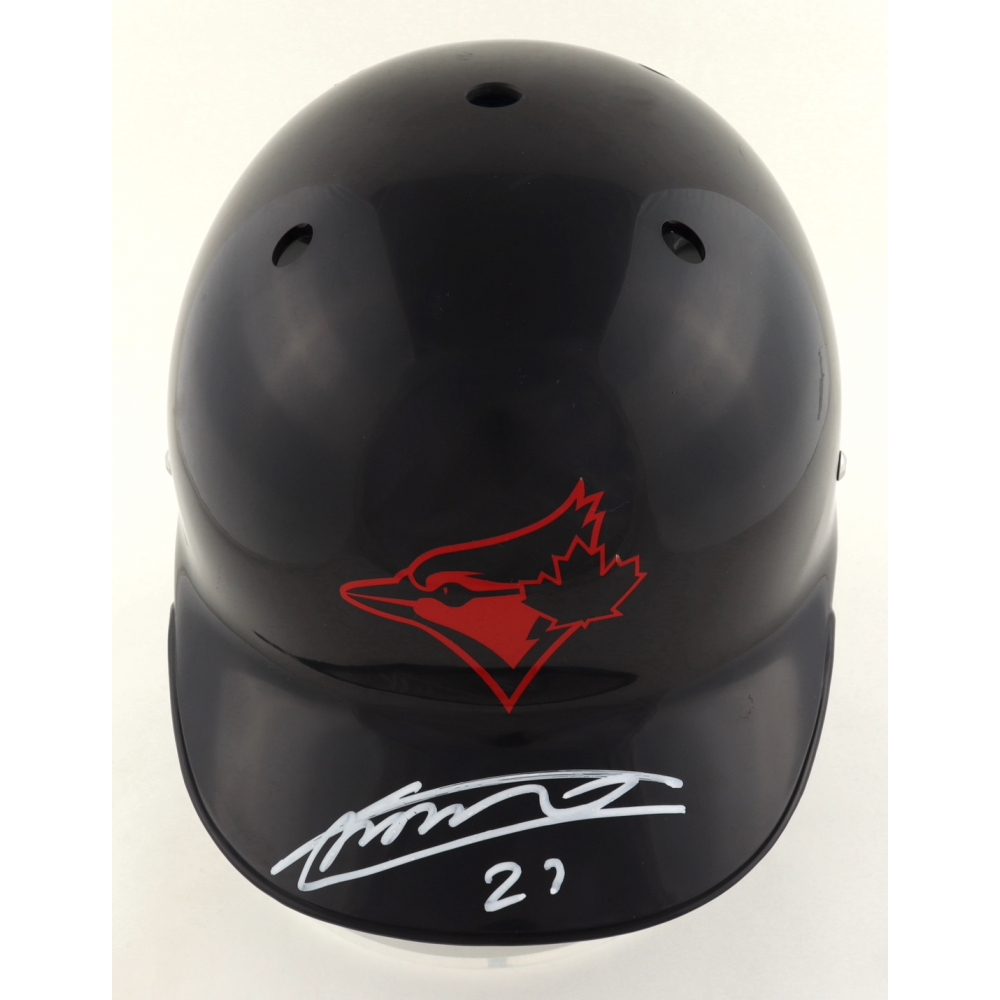 Vladimir Guerrero Jr Signed Full Size Batting Helmet JSA COA See vladimir-guerrero-jr-signed-full-size-batting-helmet-jsa-coa-see