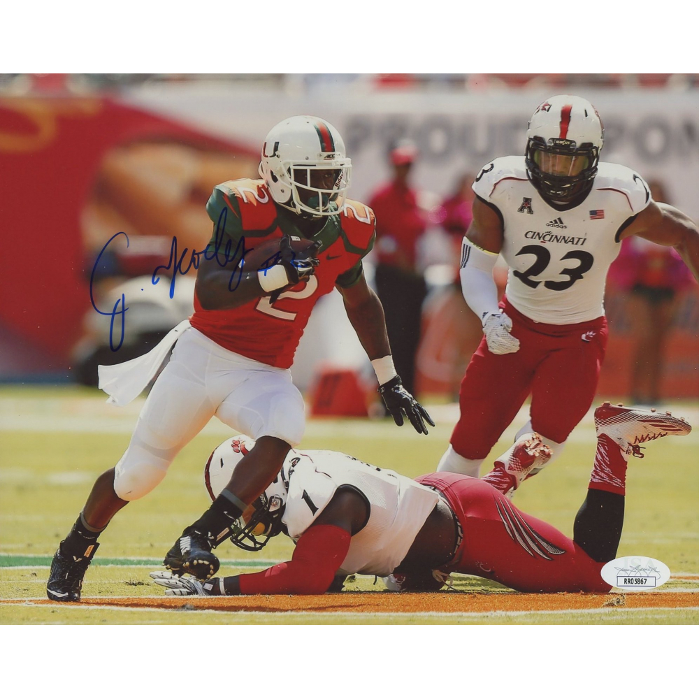 Joseph Yearby Signed Miami Hurricanes 8x10 Photo (JSA) | Pristine Auction