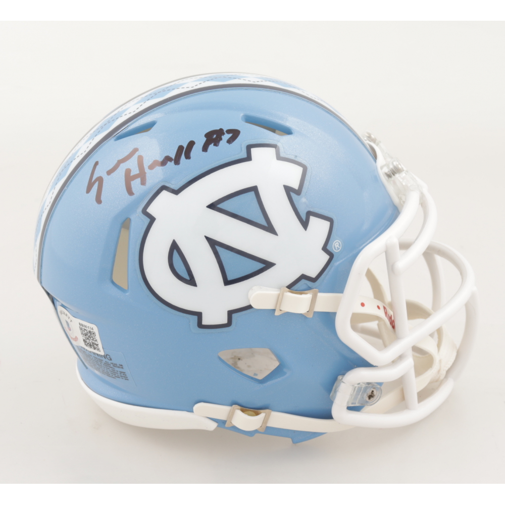 Sam Howell Signed North Carolina Tar Heels Speed Mini Helmet (Beckett ...