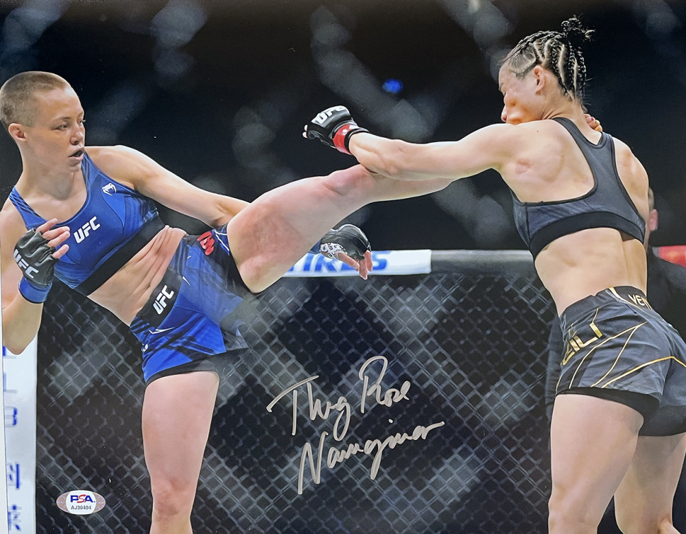 "Thug" Rose Namajunas Signed 11x14 Photo (PSA COA) | Pristine Auction