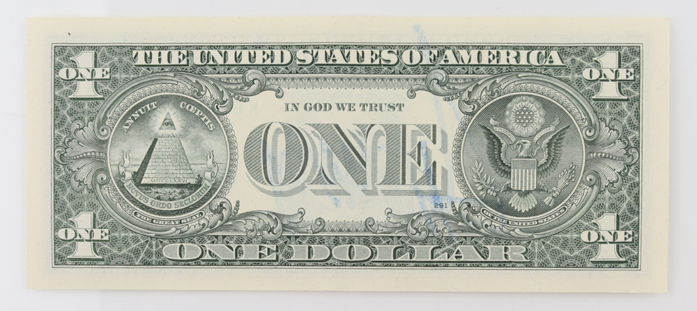 Donald Trump Signed 1 One Dollar Bill Jsa Loa Pristine Auction