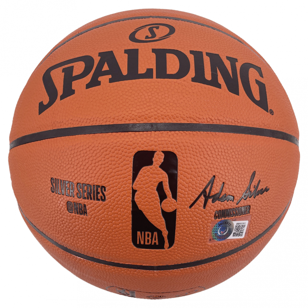 Ja Morant Signed Official NBA Silver Series Basketball (Beckett COA ...