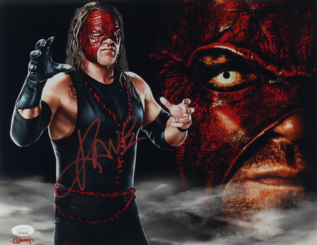 Kane Signed WWE 11x14 Photo (JSA) | Pristine Auction