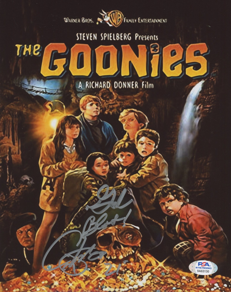 Corey Feldman Signed "The Goonies" 8x10 Photo Inscribed "God Bless ...