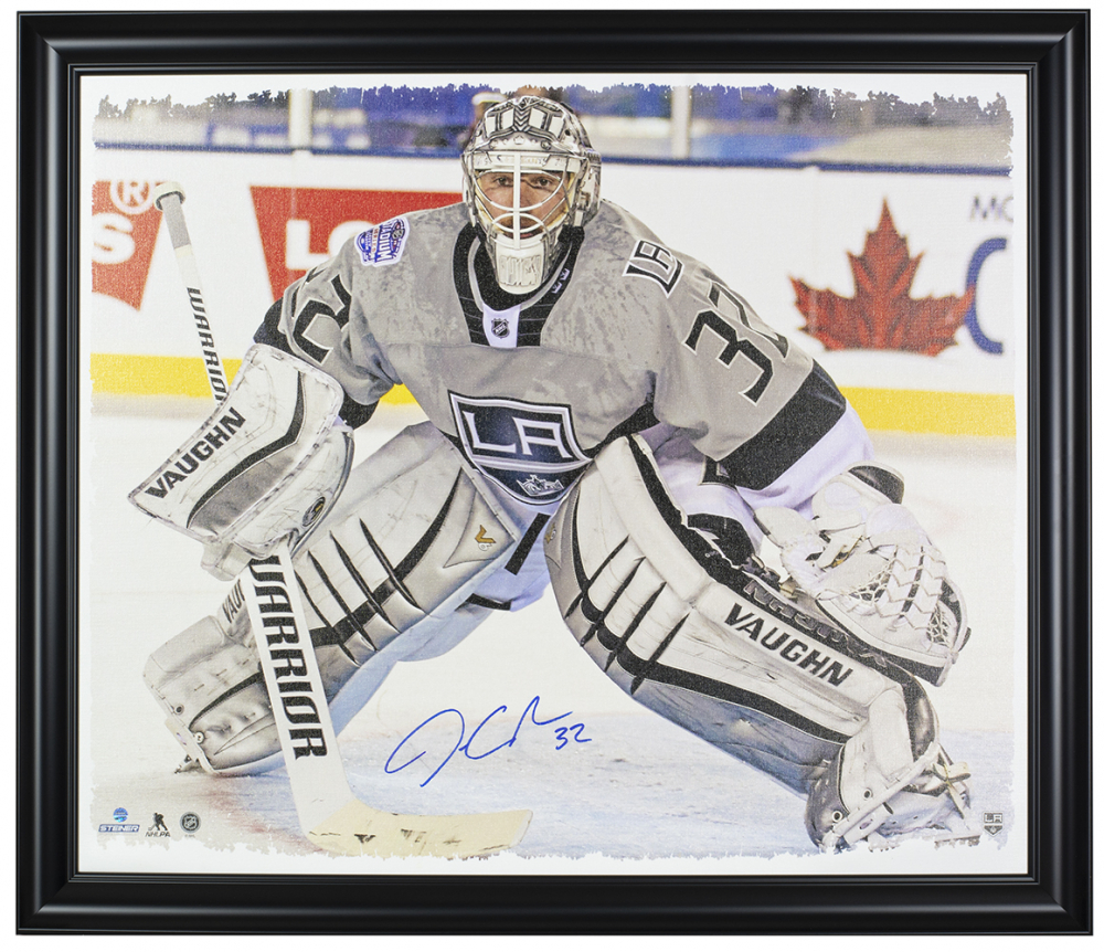Jonathan Quick Signed Kings 22x26 Custom Framed Photo (Steiner ...