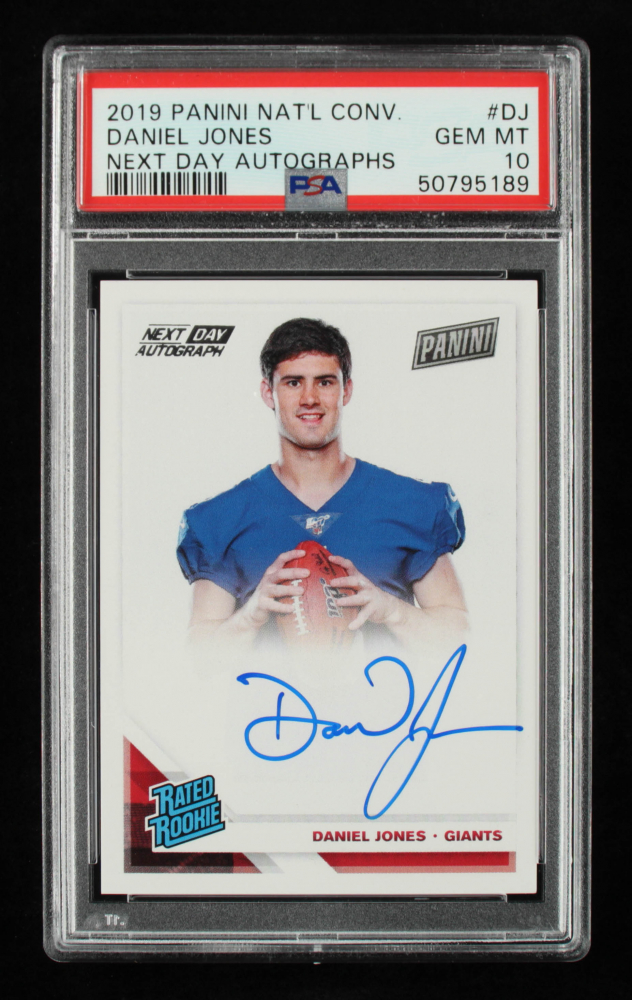 Daniel Jones 2019 Panini National Convention Next Day Autographs #RPSDJ ...