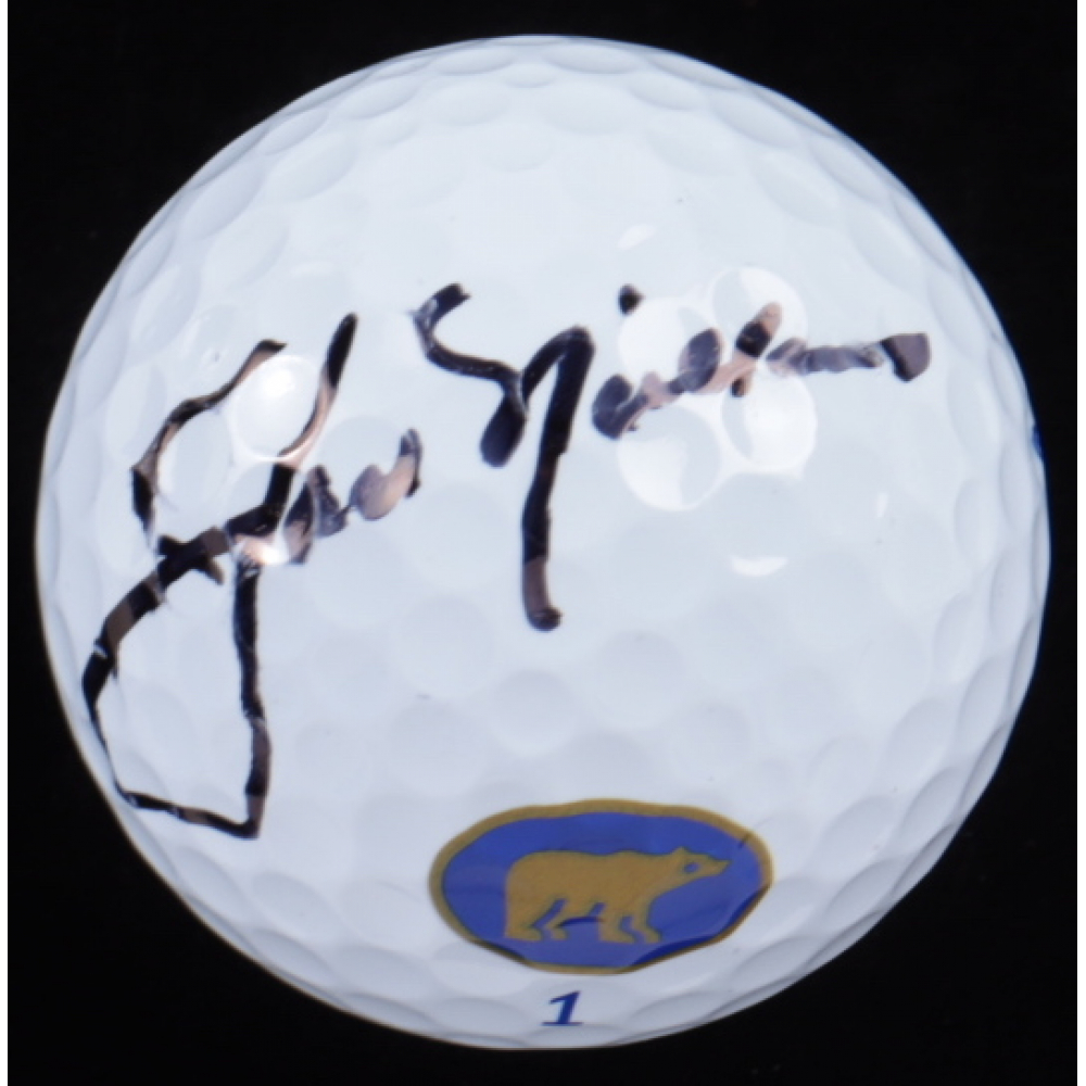 Jack Nicklaus Signed Blue Golden Bear Logo Golf Ball (PSA COA) (See ...
