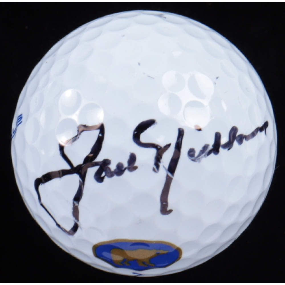Jack Nicklaus Signed Blue Golden Bear Logo Golf Ball (PSA COA) (See ...