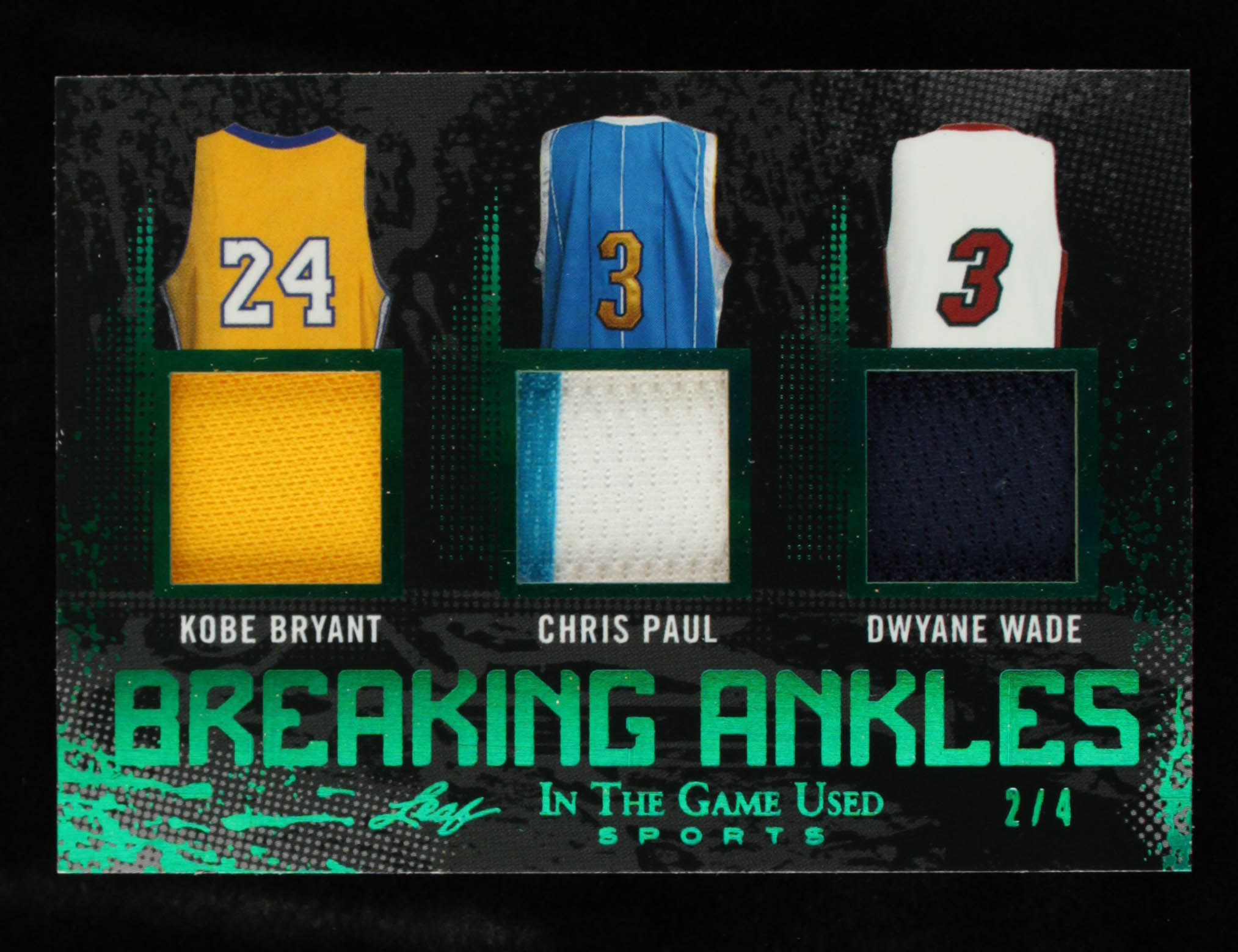 Kobe Bryant / Chris Paul / Dwyane Wade 2020 ITG Used Sports Breaking ...