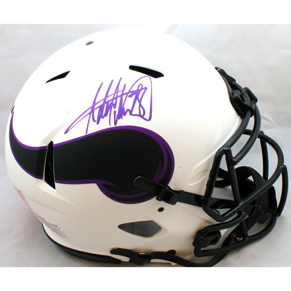 Adrian Peterson Signed Vikings Full-Size Authentic On-Field Lunar ...
