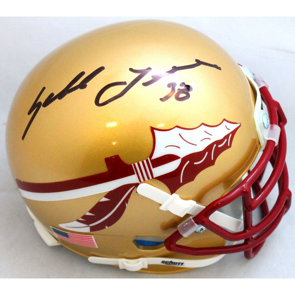 Sebastian Janikowski Signed Florida State Seminoles Mini Helmet ...