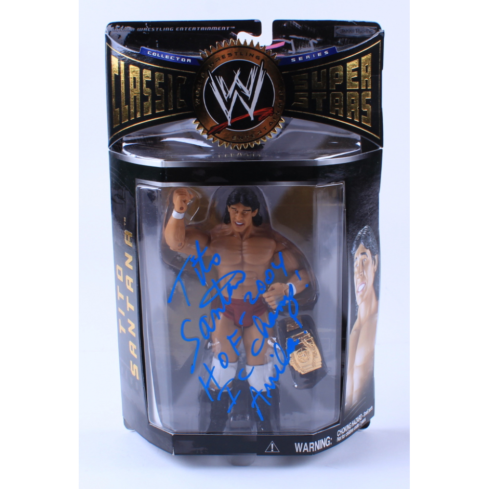 Tito Santana Signed 2004 WWE "Classic Superstars Collector Series ...