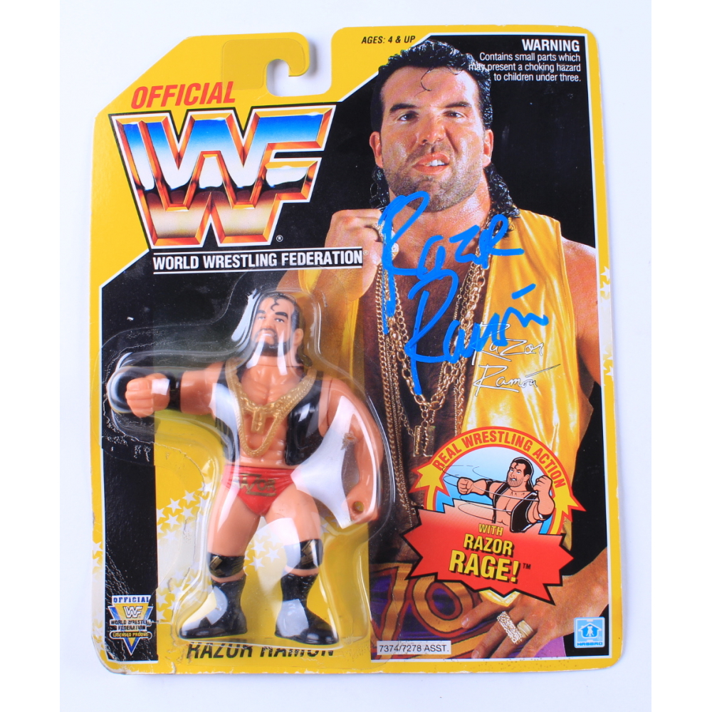 Razor Ramon Signed "Official World Wrestling Federation" 1992 Hasbro ...