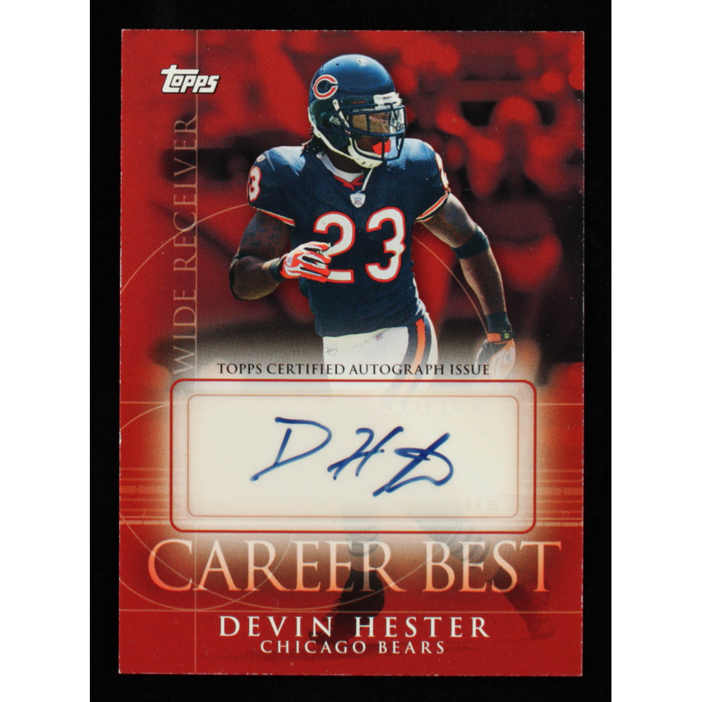 Devin Hester 2009 Topps Career Best Autographs #DH | Pristine Auction