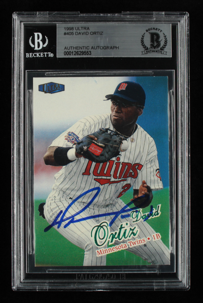 David Ortiz Signed 1998 Ultra #405 (BGS Encapsulated) | Pristine Auction