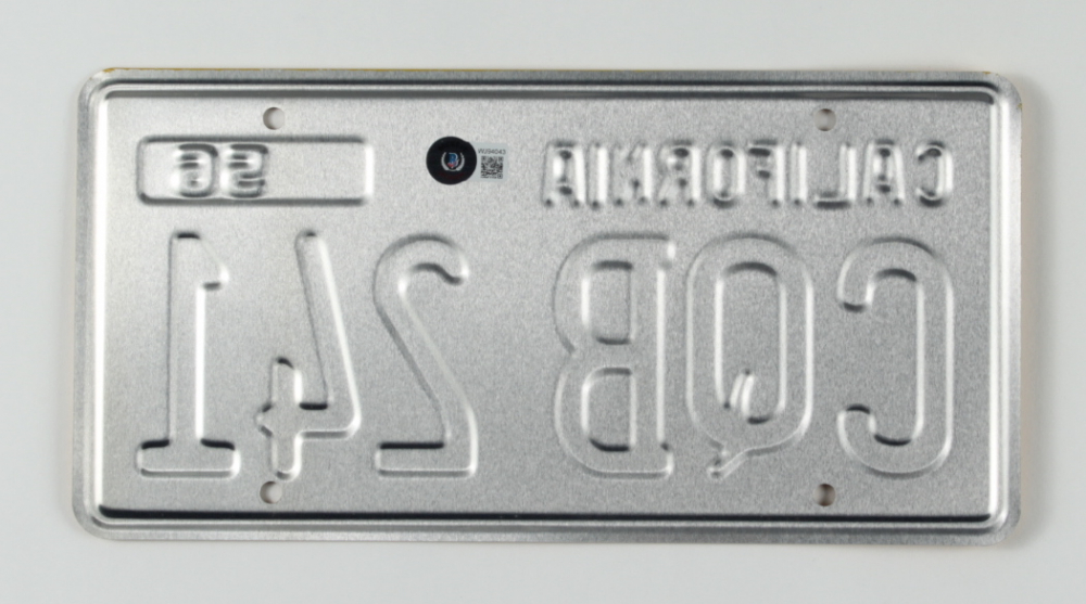 John Carpenter's "Christine" California License Plate Signed by (4 ...