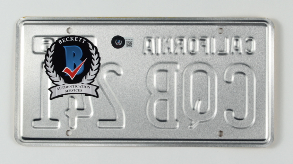 John Carpenter's "Christine" California License Plate Signed by (4 ...