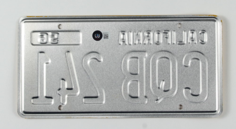 John Carpenter's "Christine" California License Plate Signed by (4 ...