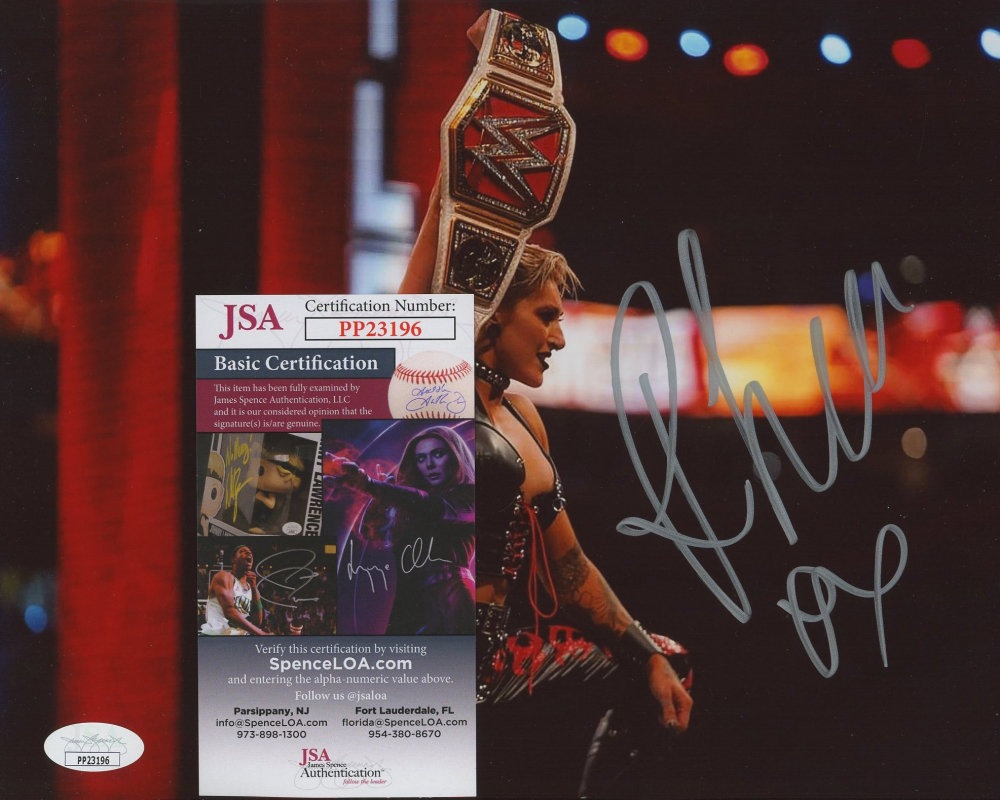 Rhea Ripley Signed WWE 8x10 Photo (JSA) | Pristine Auction