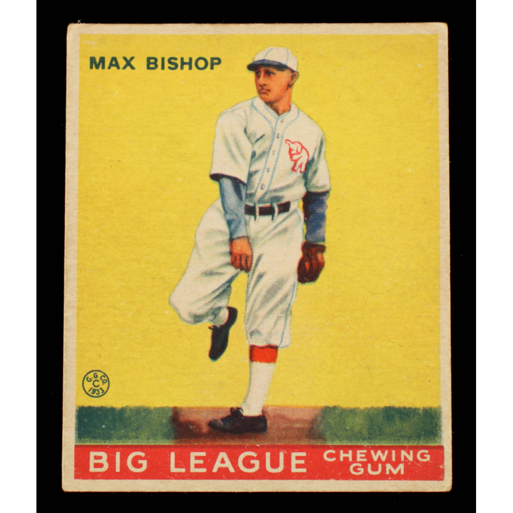 Max Bishop 1933 Goudey #61 RC | Pristine Auction