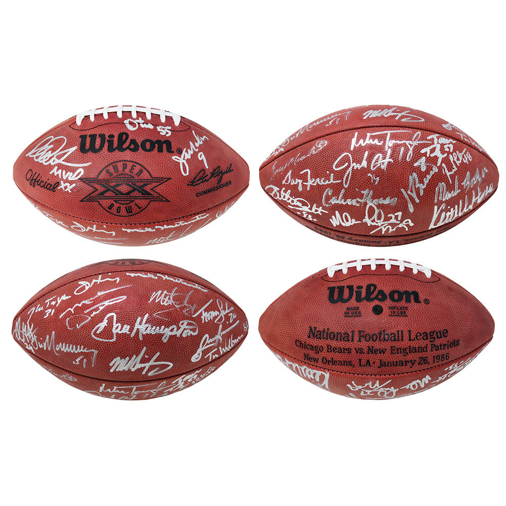 1985 Bears Super Bowl XX Official NFL Game Ball Team-Signed by (28 ...