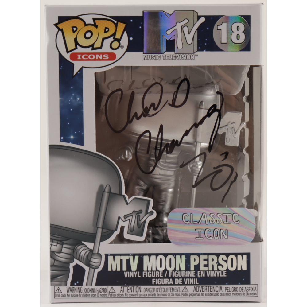 Chad Channing Signed "MTV" #18 MTV Moon Person Funko Pop! Vinyl Figure ...
