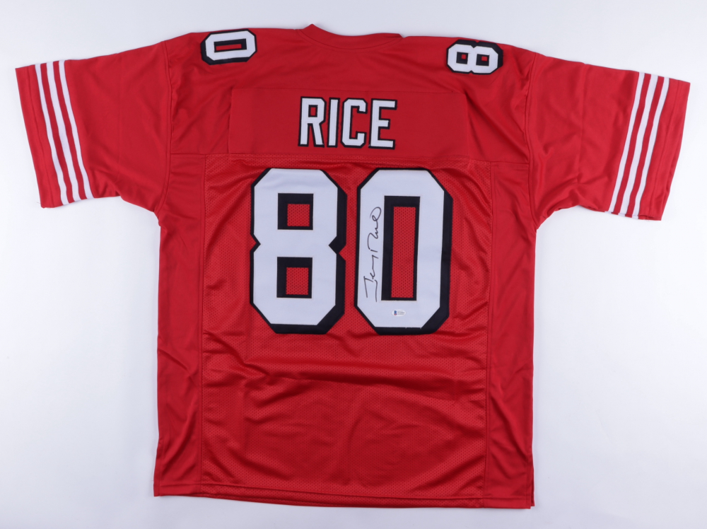 Jerry Rice Signed Jersey (Beckett COA) | Pristine Auction
