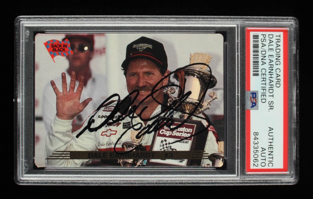Dale Earnhardt Sr. Signed 1993 Racing Champions Back in Black #126 (PSA ...