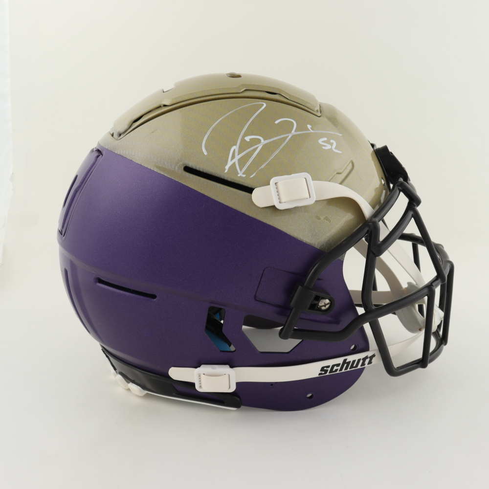 Ray Lewis Signed Youth Full-Size Authentic On-Field Hydro-Dipped F7 ...