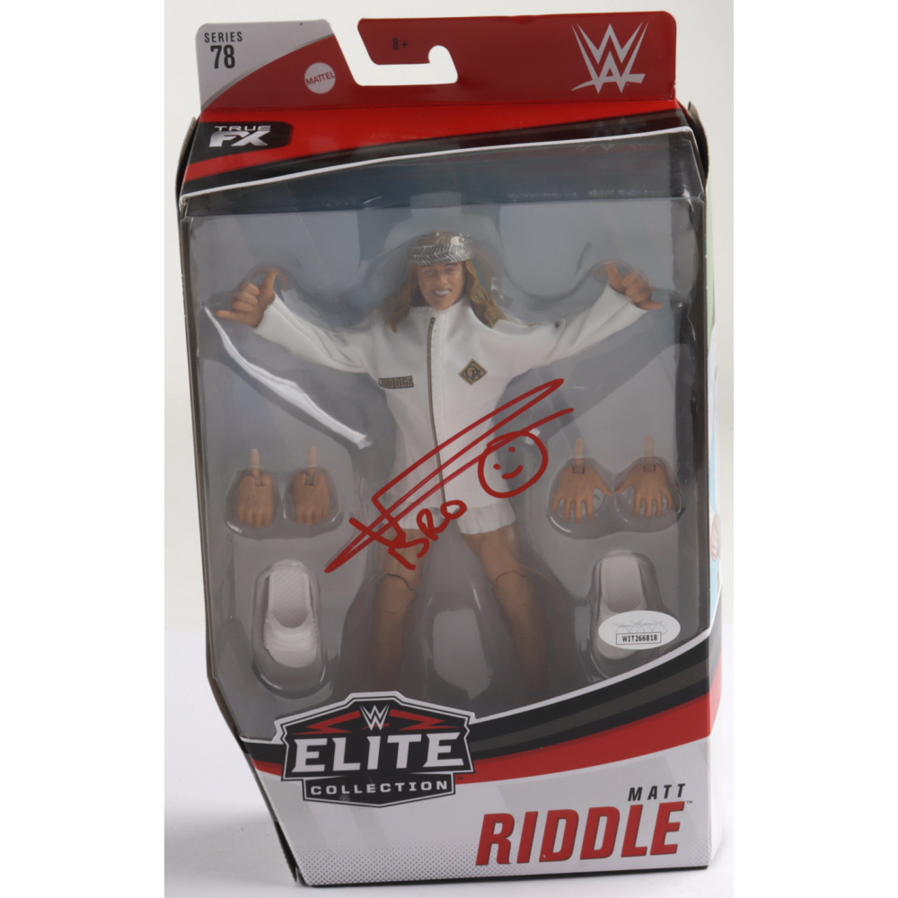 Matt Riddle WWE Elite Collection Action Figure Inscribed "BRO" (JSA COA ...