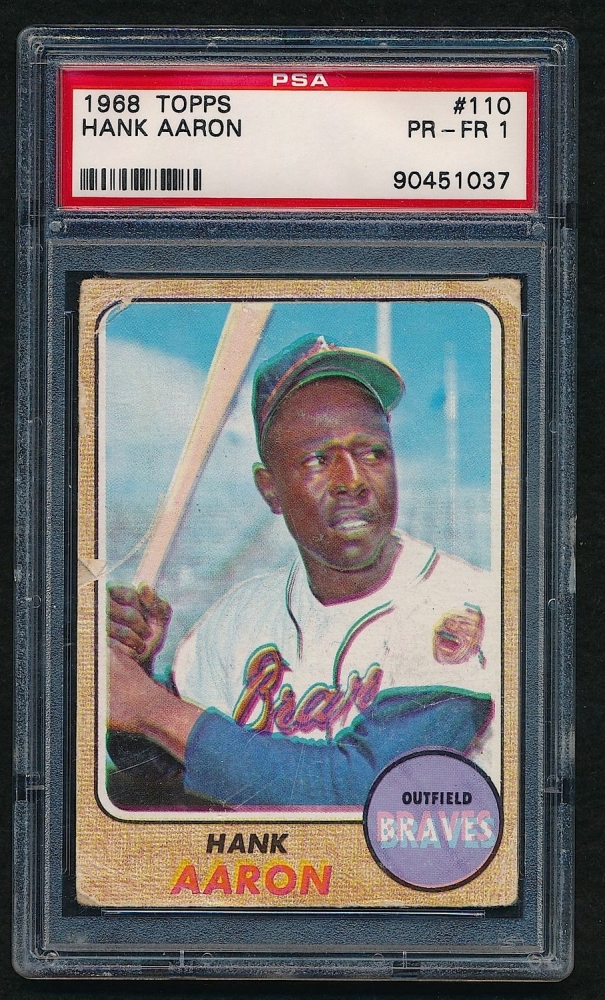 1968 Topps #110 Hank Aaron | Pristine Auction