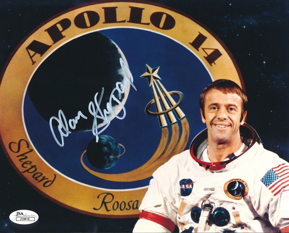 Alan Shepard Signed "Apollo 14" 8x10 Photo (JSA COA) | Pristine Auction