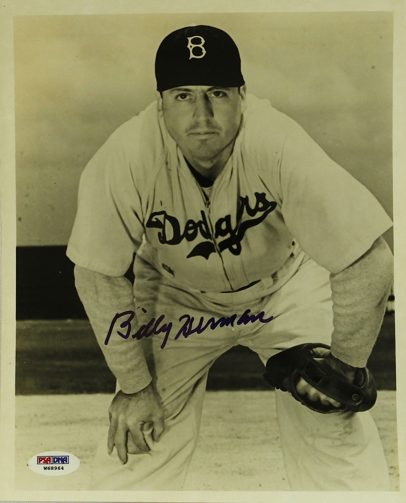 Billy Herman Signed Dodgers 8x10 Photo (PSA COA) | Pristine Auction