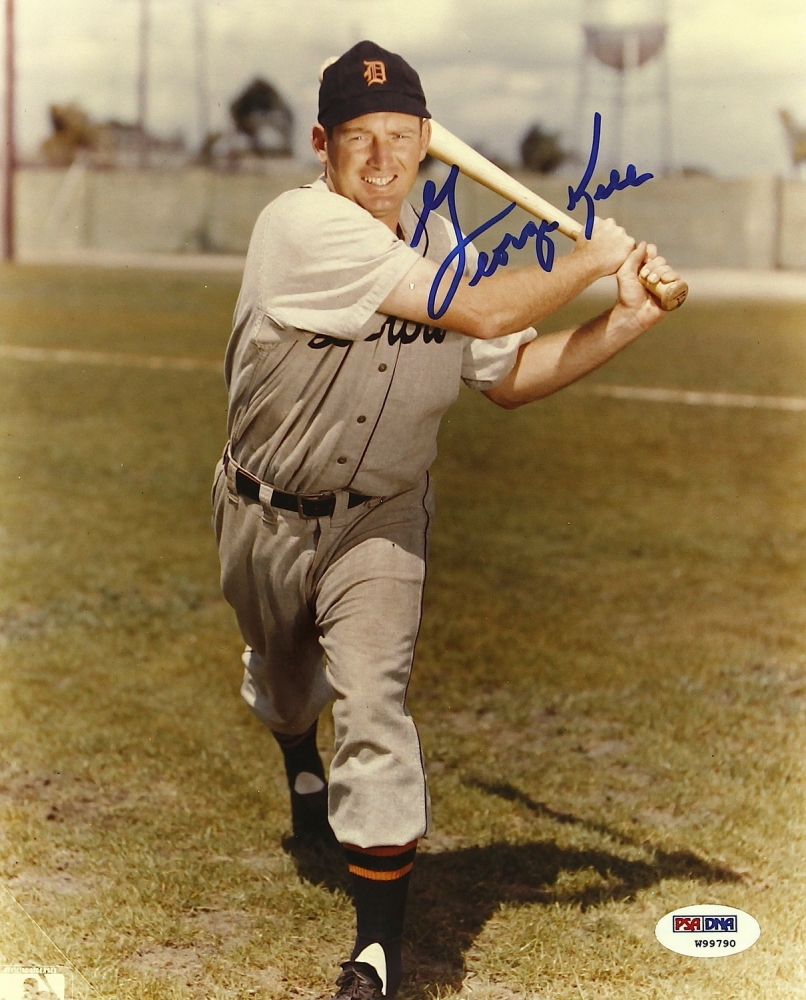George Kell Signed Tigers 8x10 Photo (PSA COA) | Pristine Auction