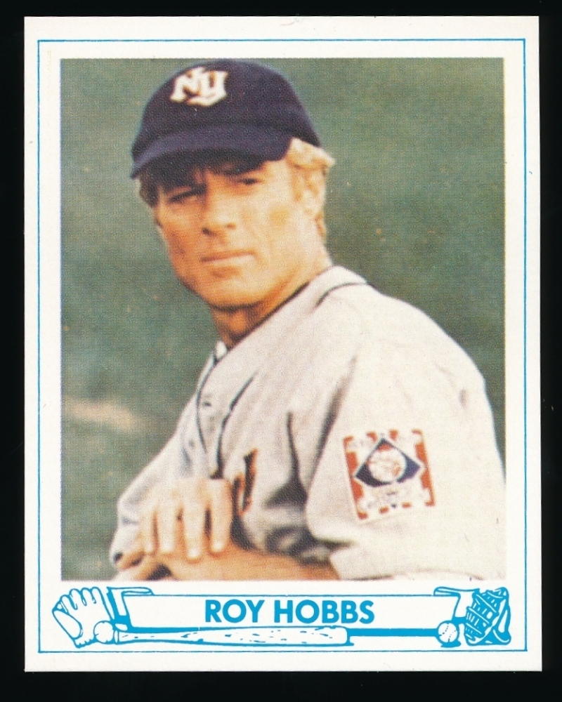 Robert Redford "Roy Hobbs" Baseball Card Prop Used in the Feature Film ...