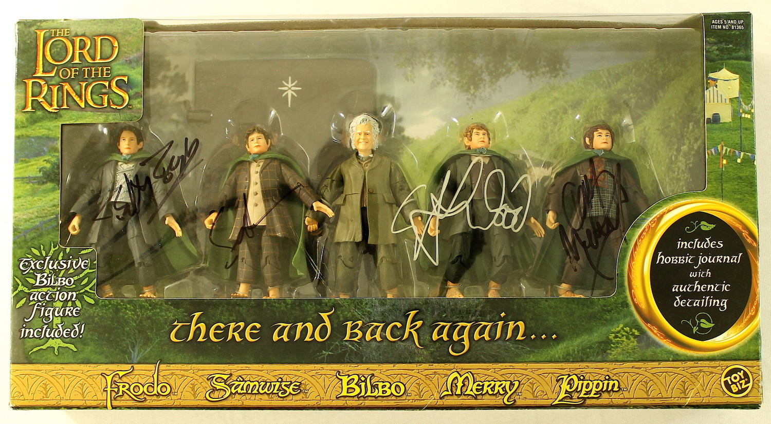 "The Lord of the Rings" Signed Unopened Action Figure Set with Elijah ...