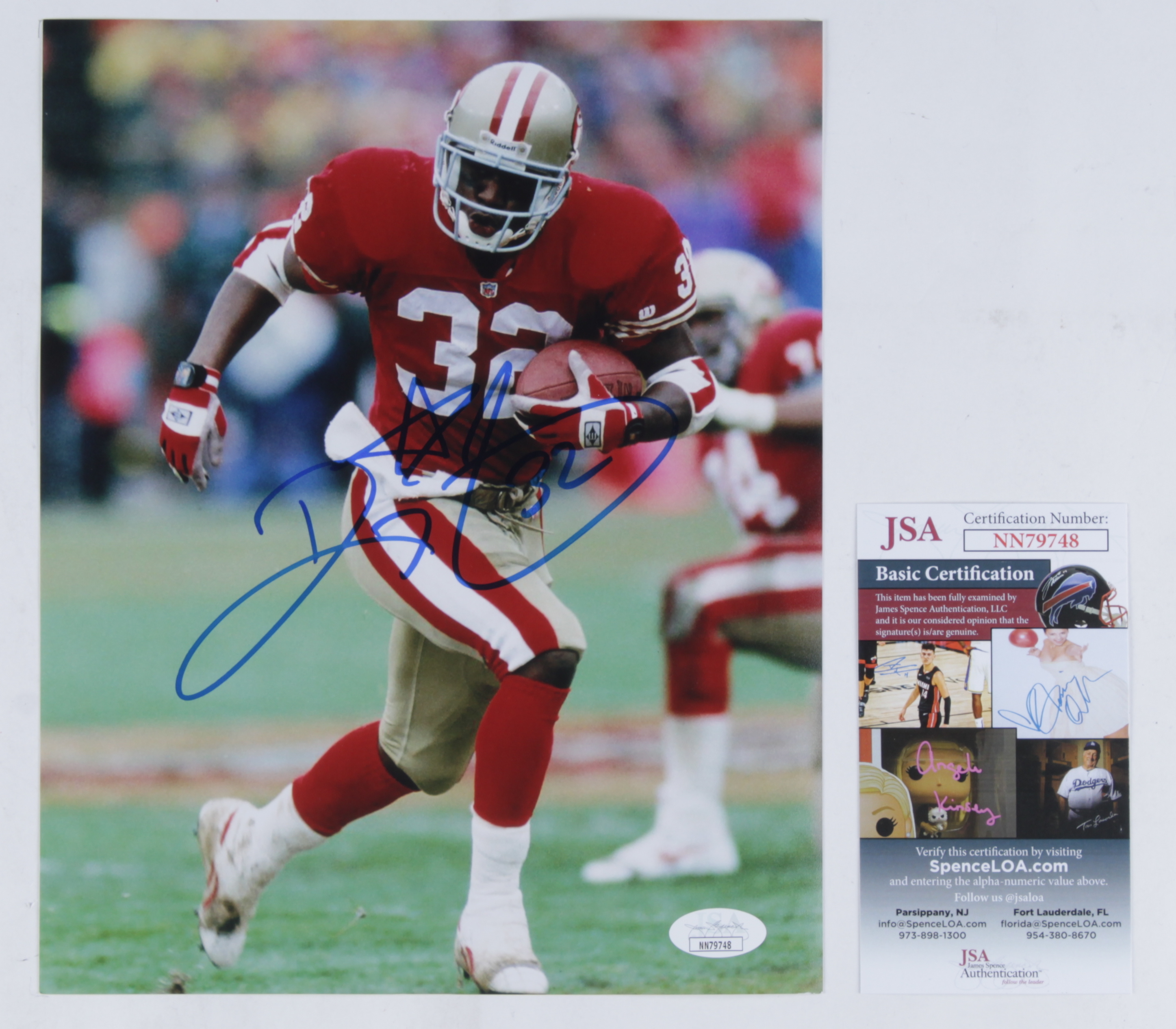 Ricky Watters Signed 49ers 8x10 Photo (JSA COA) | Pristine Auction