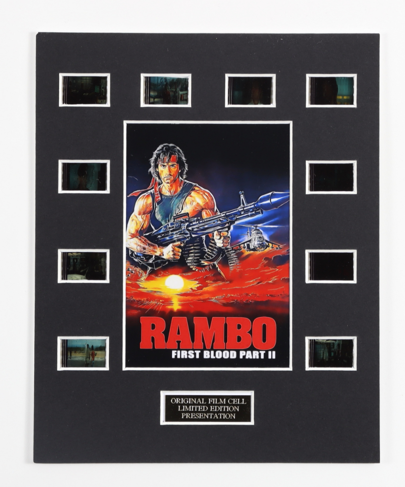 "Rambo: First Blood Part II" 8x10 Custom Matted Original Film Cell ...