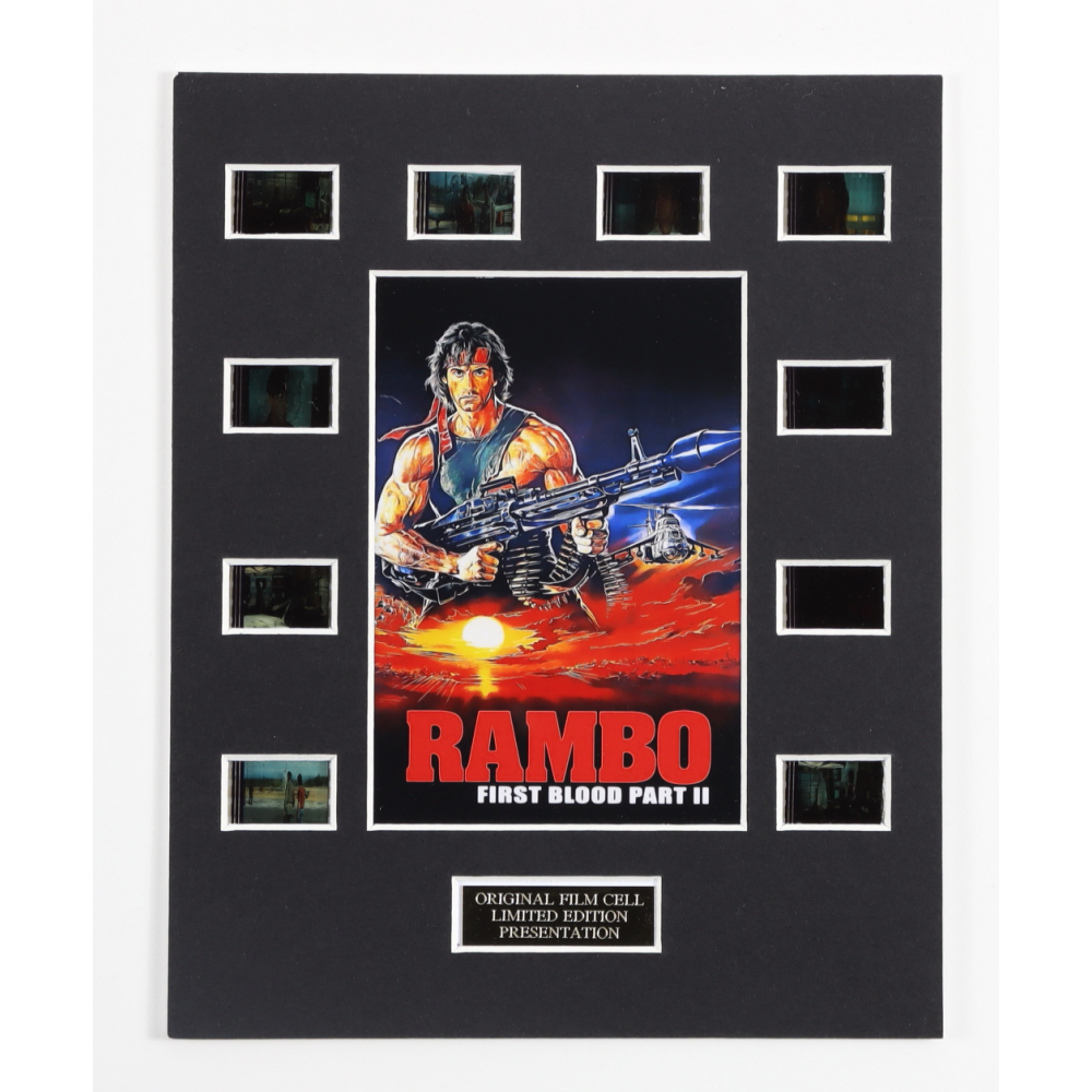 "Rambo: First Blood Part II" 8x10 Custom Matted Original Film Cell ...